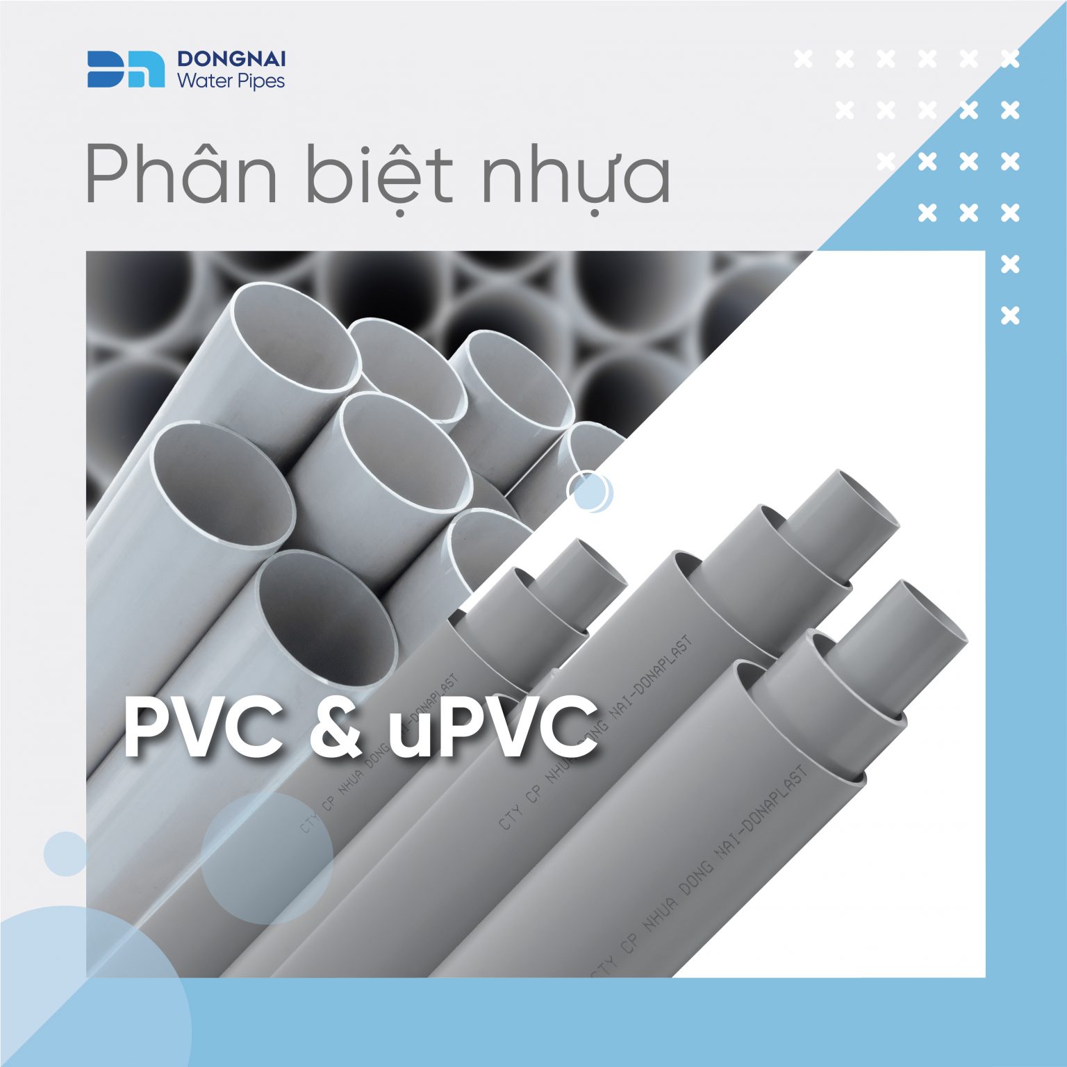 Phân biệt nhựa uPVC và PVC - DNP